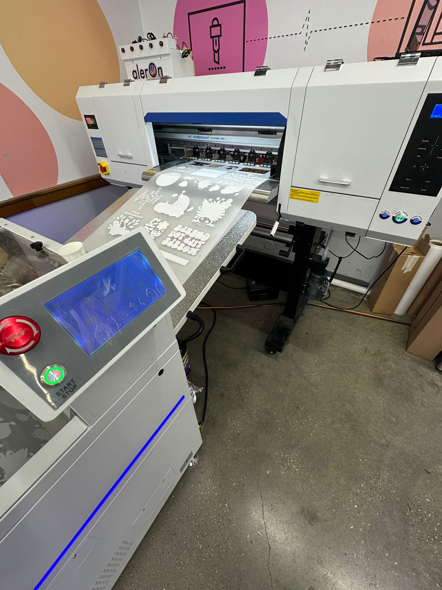 Aleron ProMaster 424 - 4 Printhead 24" DTF (Direct-to-Film) Printer ...